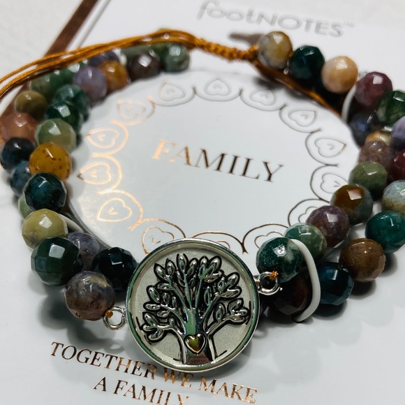 Footnotes | Jewelry | Footnotes Family Bracelet Pure Silver Plated ...